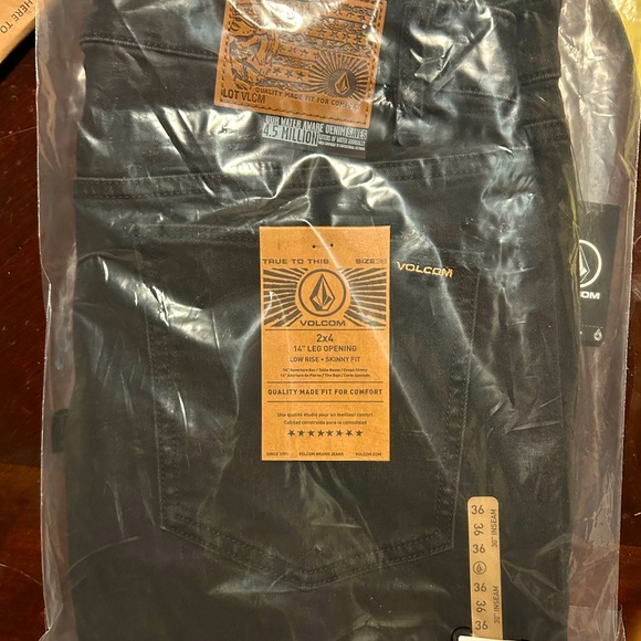 Volcom | Jeans | New Black Volcom Jeans | Poshmark